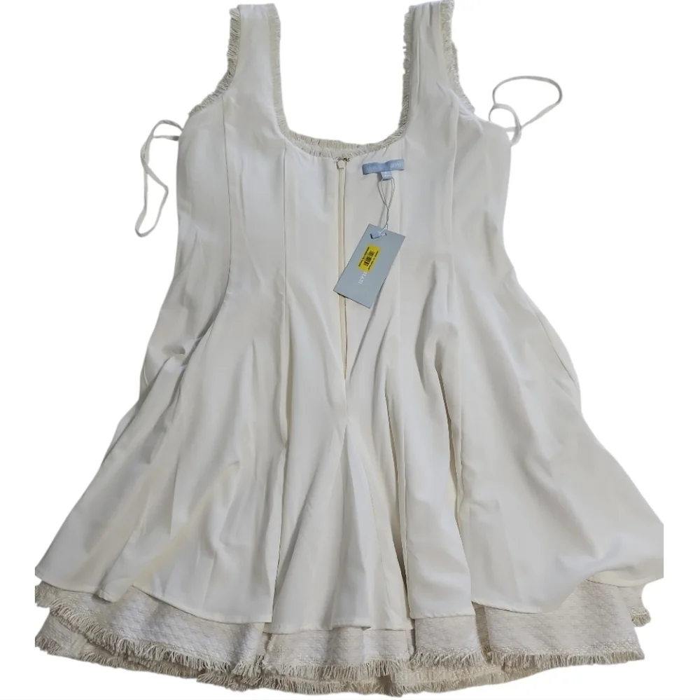 ANTONIO MELANI | Dresses | Antonio Melani Jemma Ivory Tweed Square Neck ...